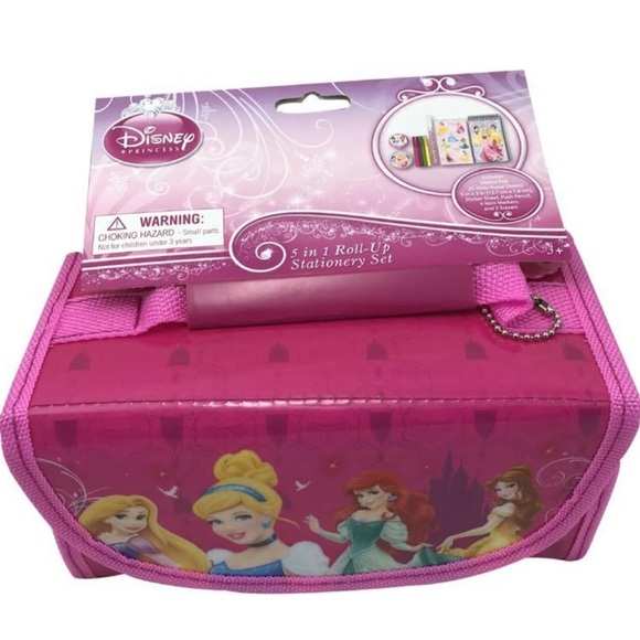 Disney | Other | Disney Princess 5in Roll Up Stationery Set | Poshmark